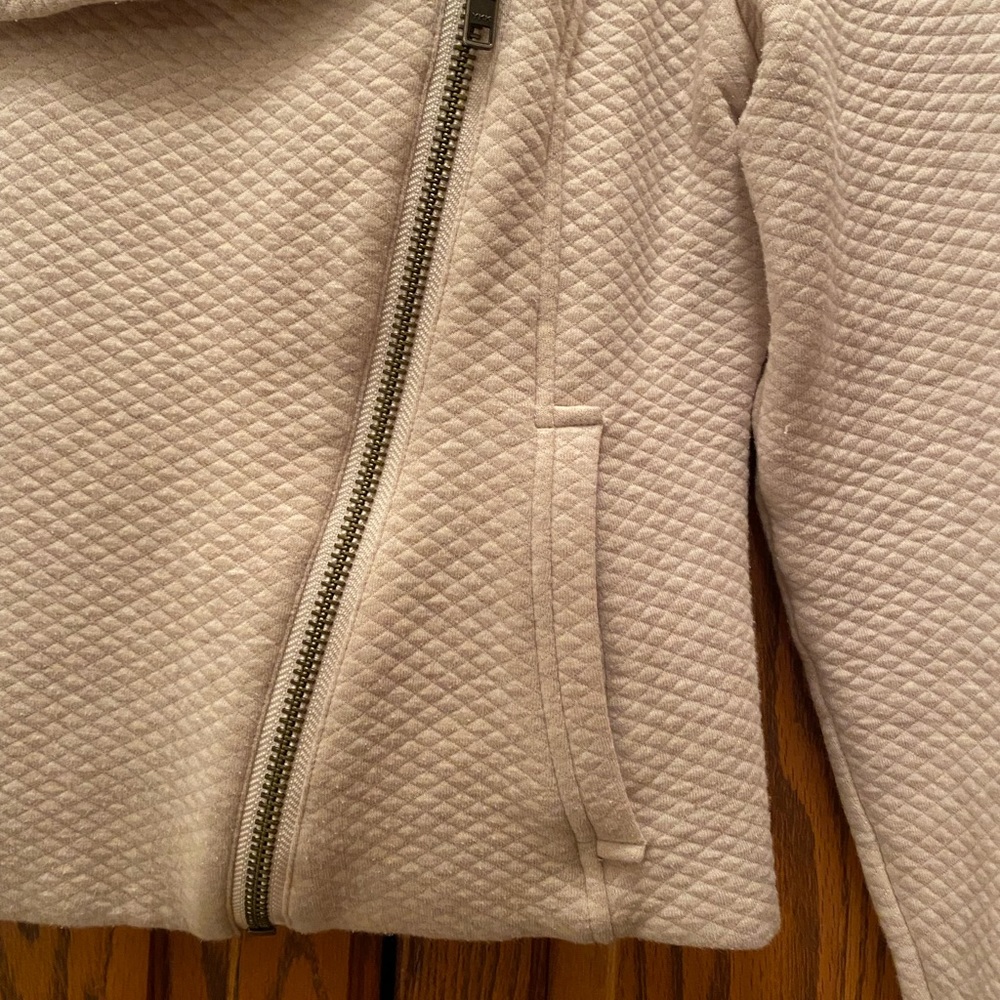 Cabi Cream Moto Asymmetrical Jacket, Style #913 - Gem